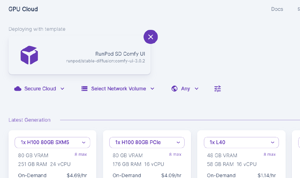 Stable Diffusion in the Cloud Set up