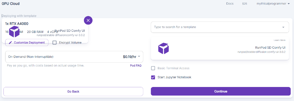 Stable Diffusion in the Cloud Set up
